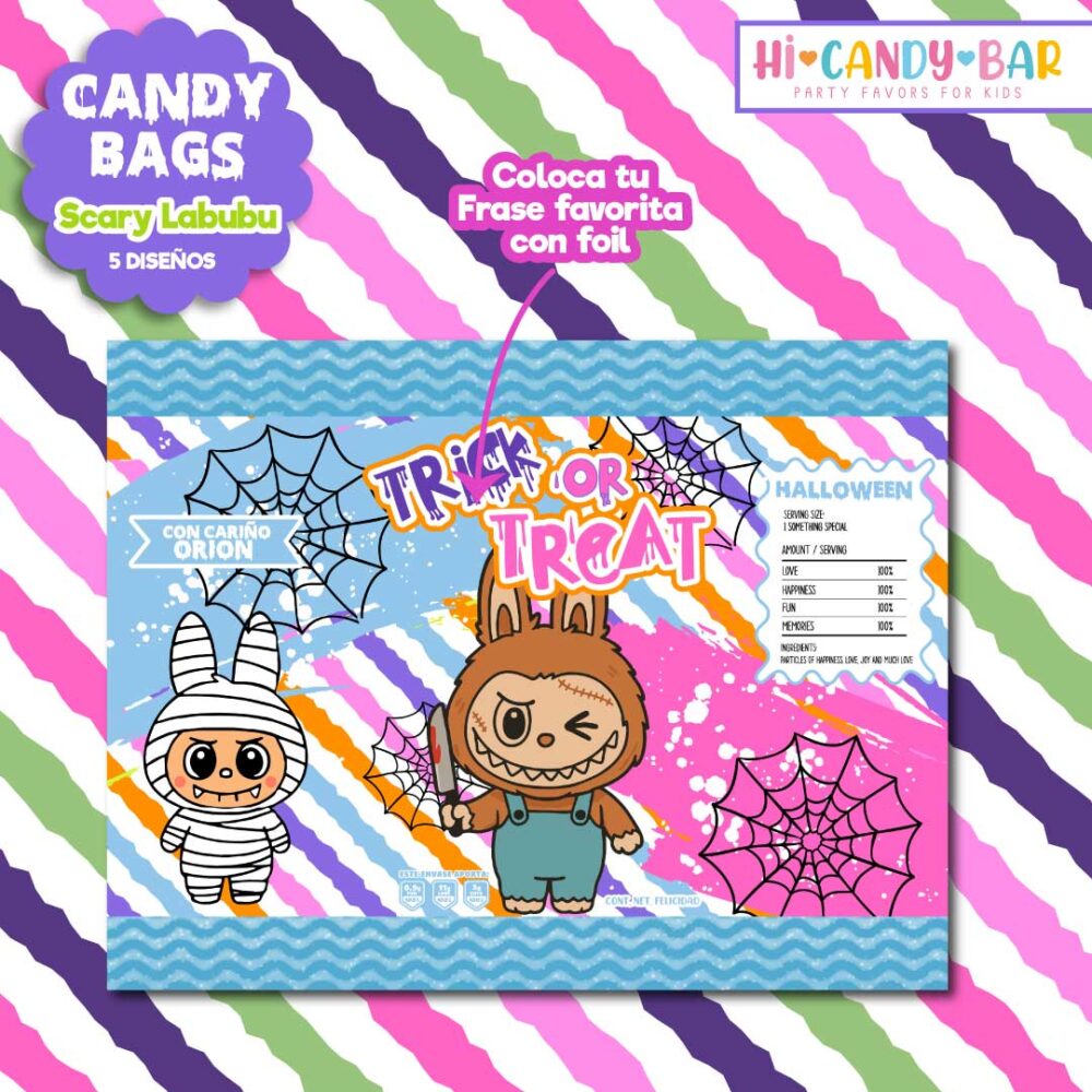 Pack Candy Bags Scary Labubu – Hi Candy Bar